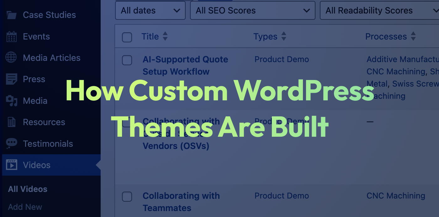 How Custom Wordpress Themes Are Built
