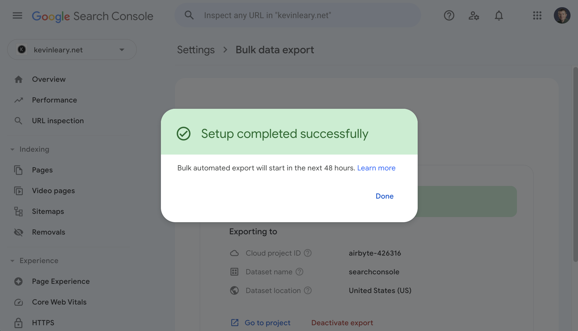Kevinleary.net: Sync Google Search Console in BigQuery